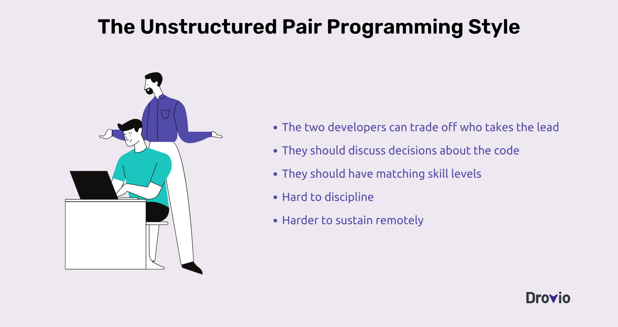 The Different Styles of Pair Programming - Drovio Blog